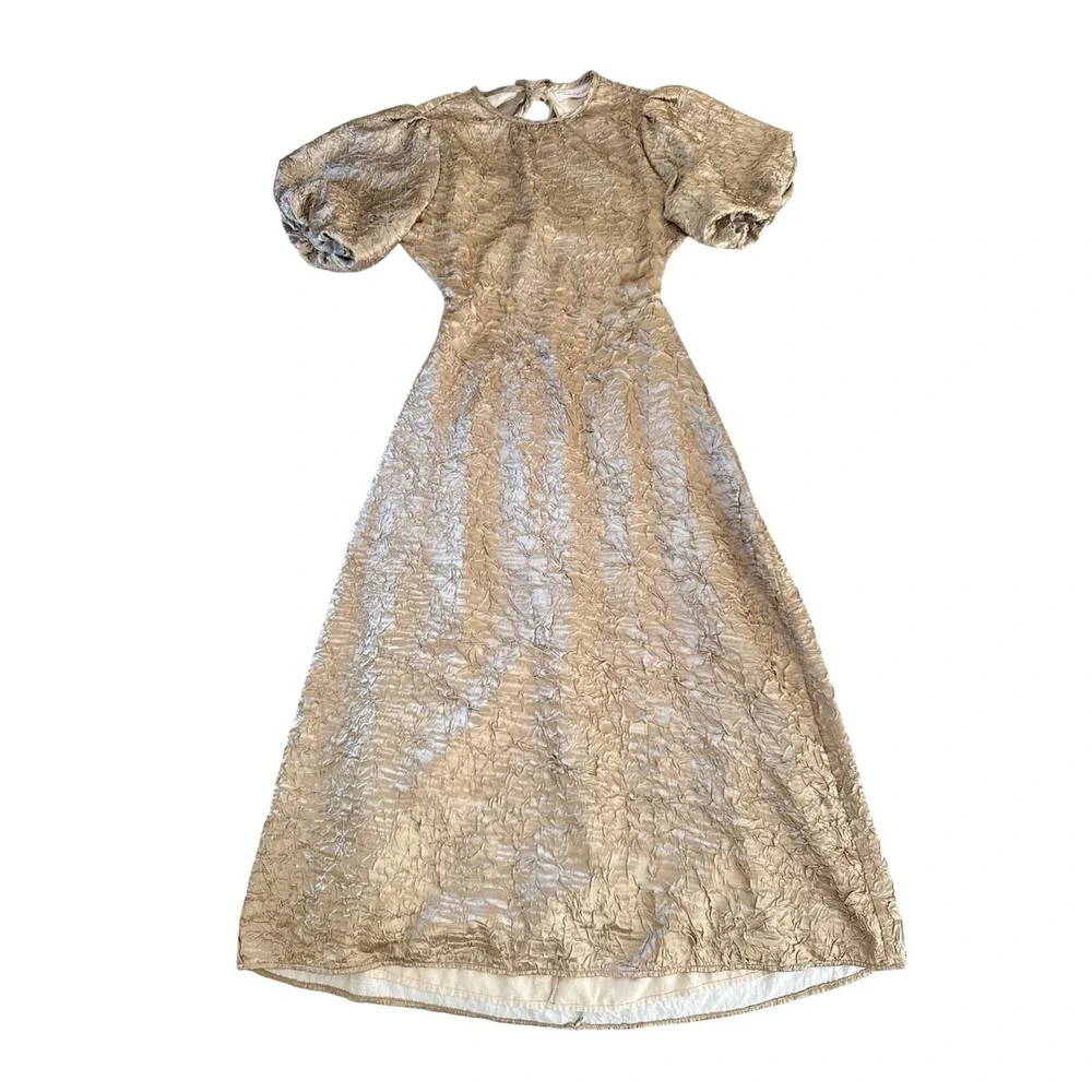 Lisa Says Gah | Dresses | Lisa Says Gah Gwen Midi Dress Textured Satin ...